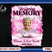 In Loving Memory, Png Center T-shirt Design, Memorial Pinky Purple ...