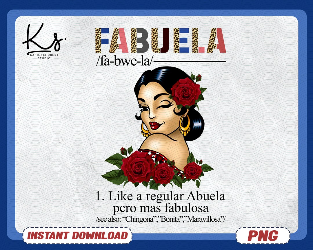 Fabuela Png, Abuela Png, Latina Grandma Png, Definition Png, Abuela ...