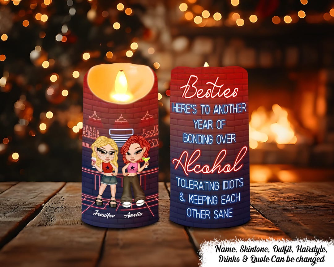 Here's to Another Year of Bonding Over Alcohol - Bestie Personalized ...