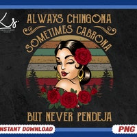 Chingona Vibes PNG Spanish - Etsy