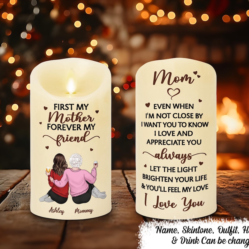 Light up Candle in Glass - Etsy Canada