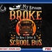 Transportation Squad School Bus PNG: Sublimation Design (digital ...