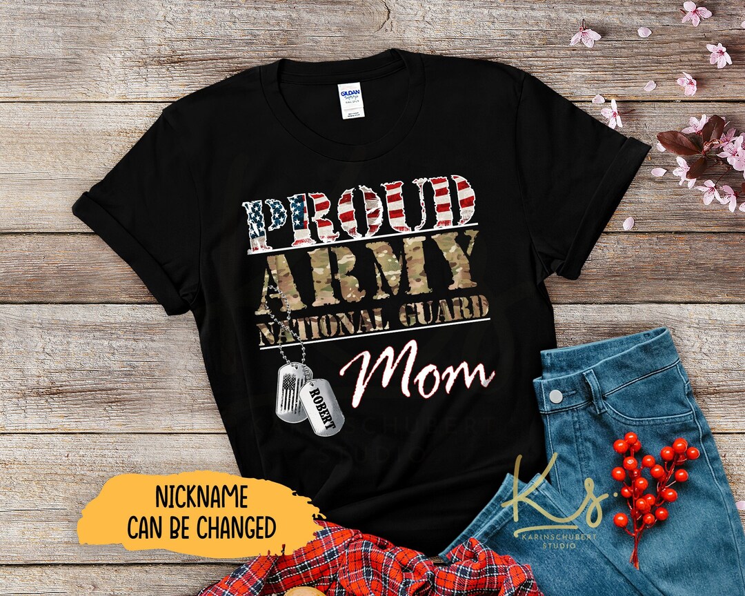 Flag Proud Army National Guard Mom, National Guard Family, Proud ...
