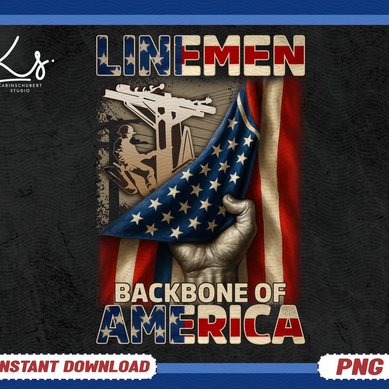 Lineman Download Dtf - Etsy