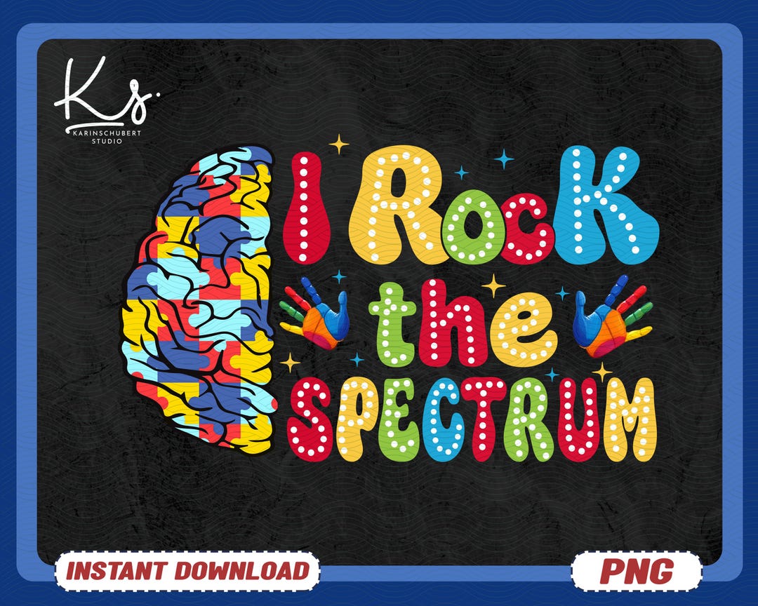 Neurodiversity Png, I Rock the Spectrum, Stim, Autism Awareness, Autism ...