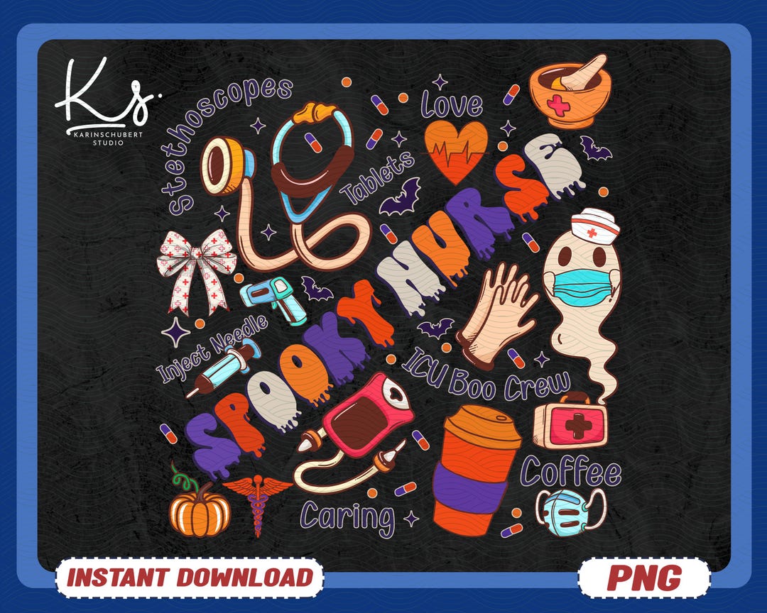 Spooky Nurse Png, Halloween Nurse Png, Boo Boo Crew Png, Ghost Nurse ...