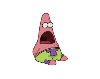 Patrick Star Sticker - Etsy