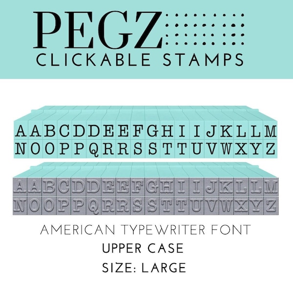 Alphabet Stamps - Etsy