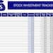 Investment Tracker | Excel | Template | Instant Download | Editable ...