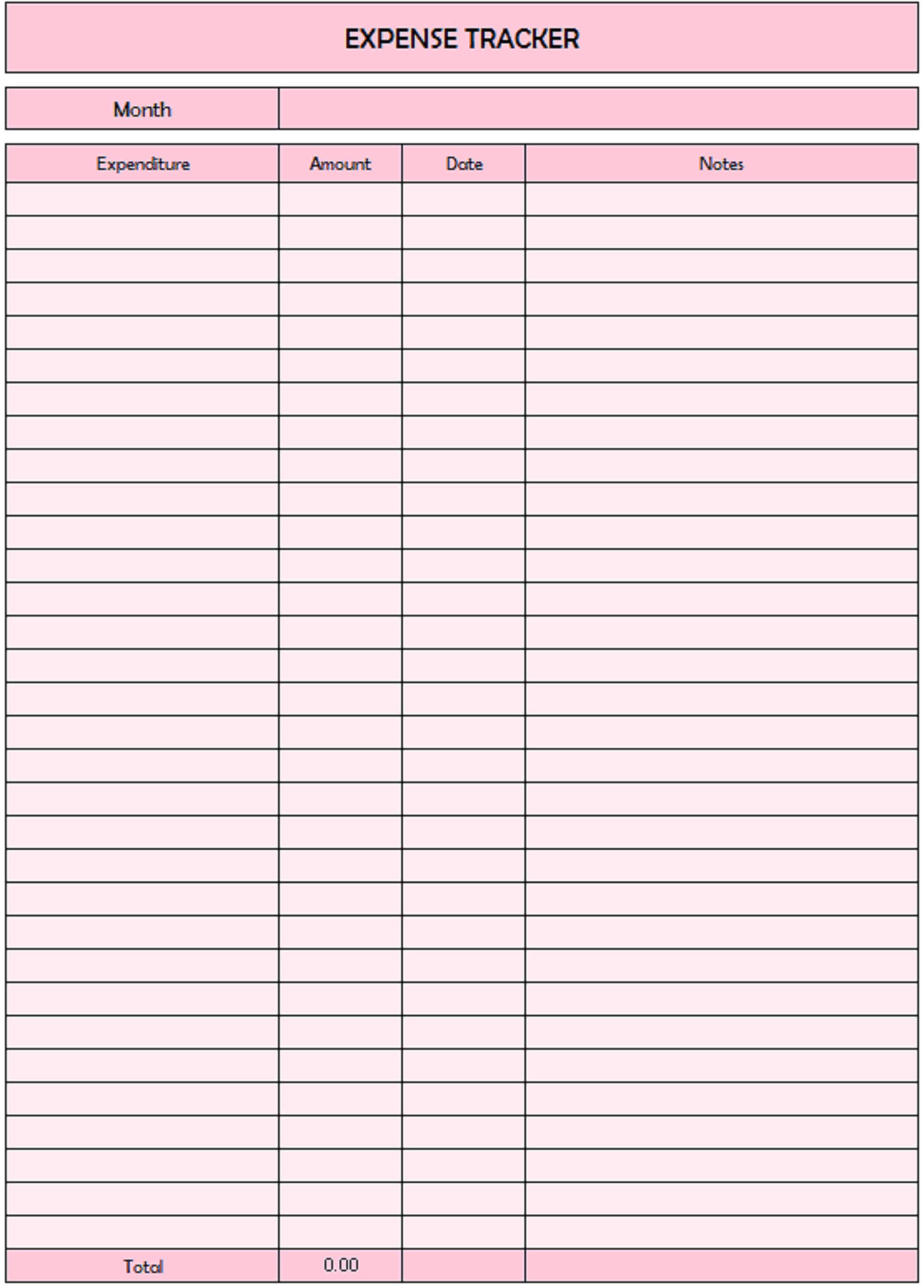 Excel Expense Tracker | Digital Expense Template | Budget | Download ...