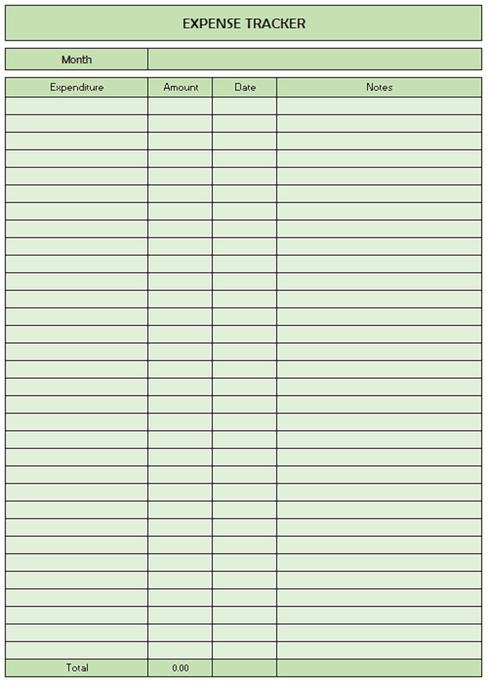 Excel Expense Tracker | Digital Expense Template | Instant Download ...