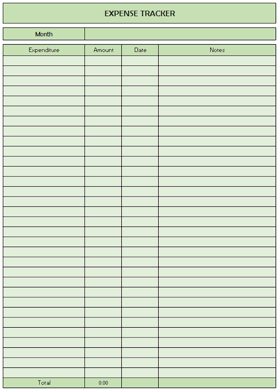 Excel Expense Tracker Digital Expense Template Instant | Etsy