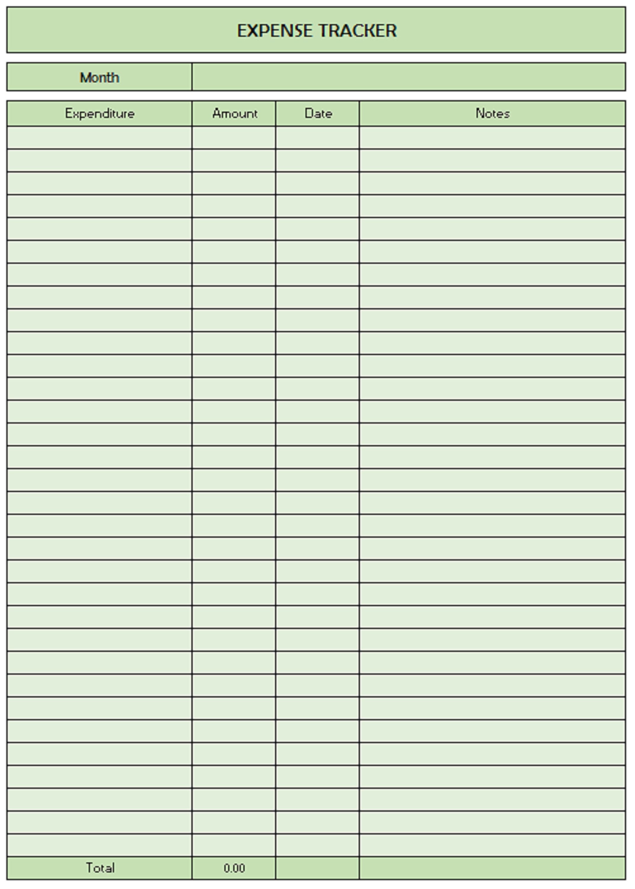 Excel Expense Tracker | Digital Expense Template | Instant Download ...