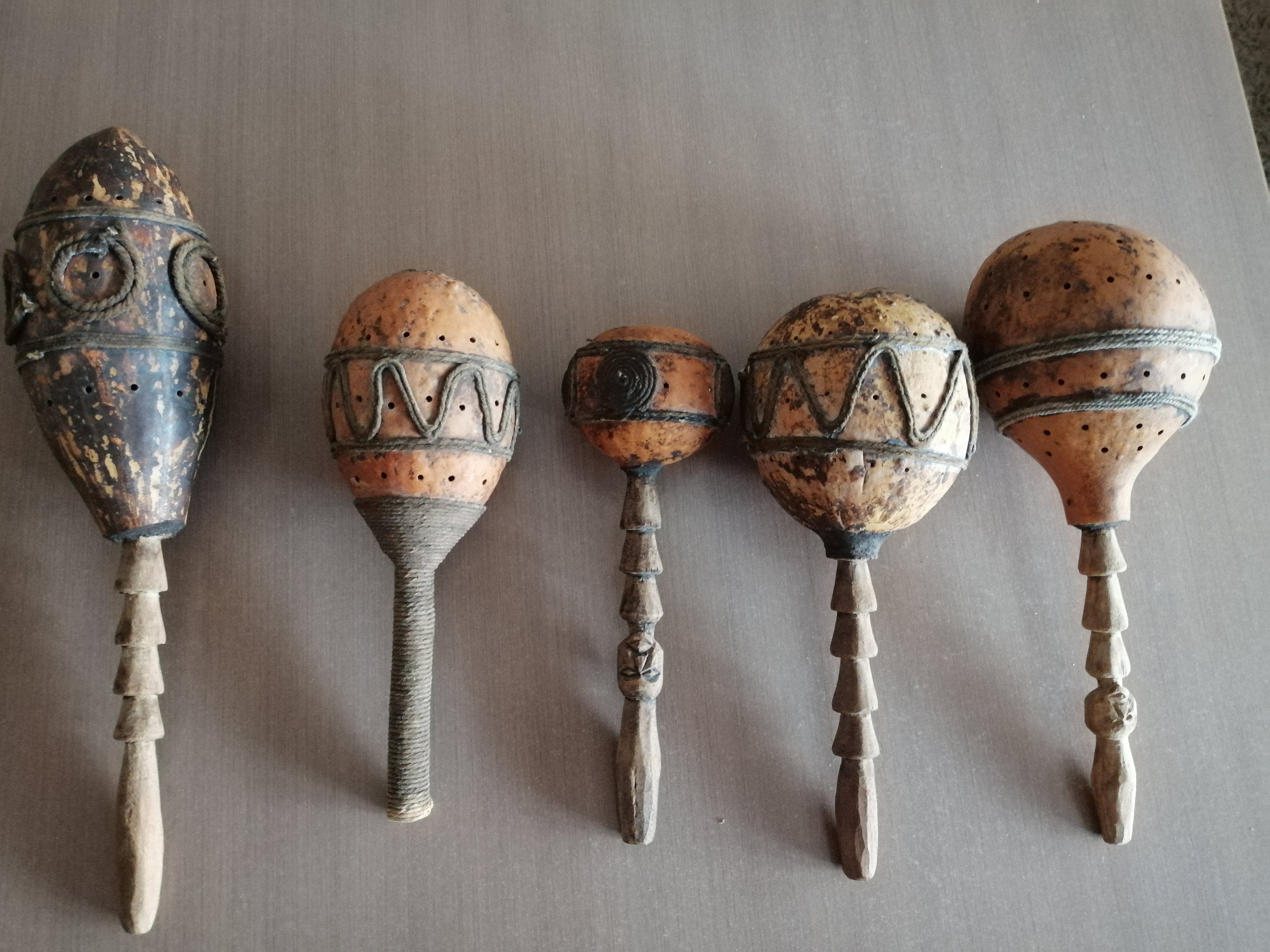 Afrikanischer Kürbis Rassel Maraca Shaker Handarbeit - Etsy.de