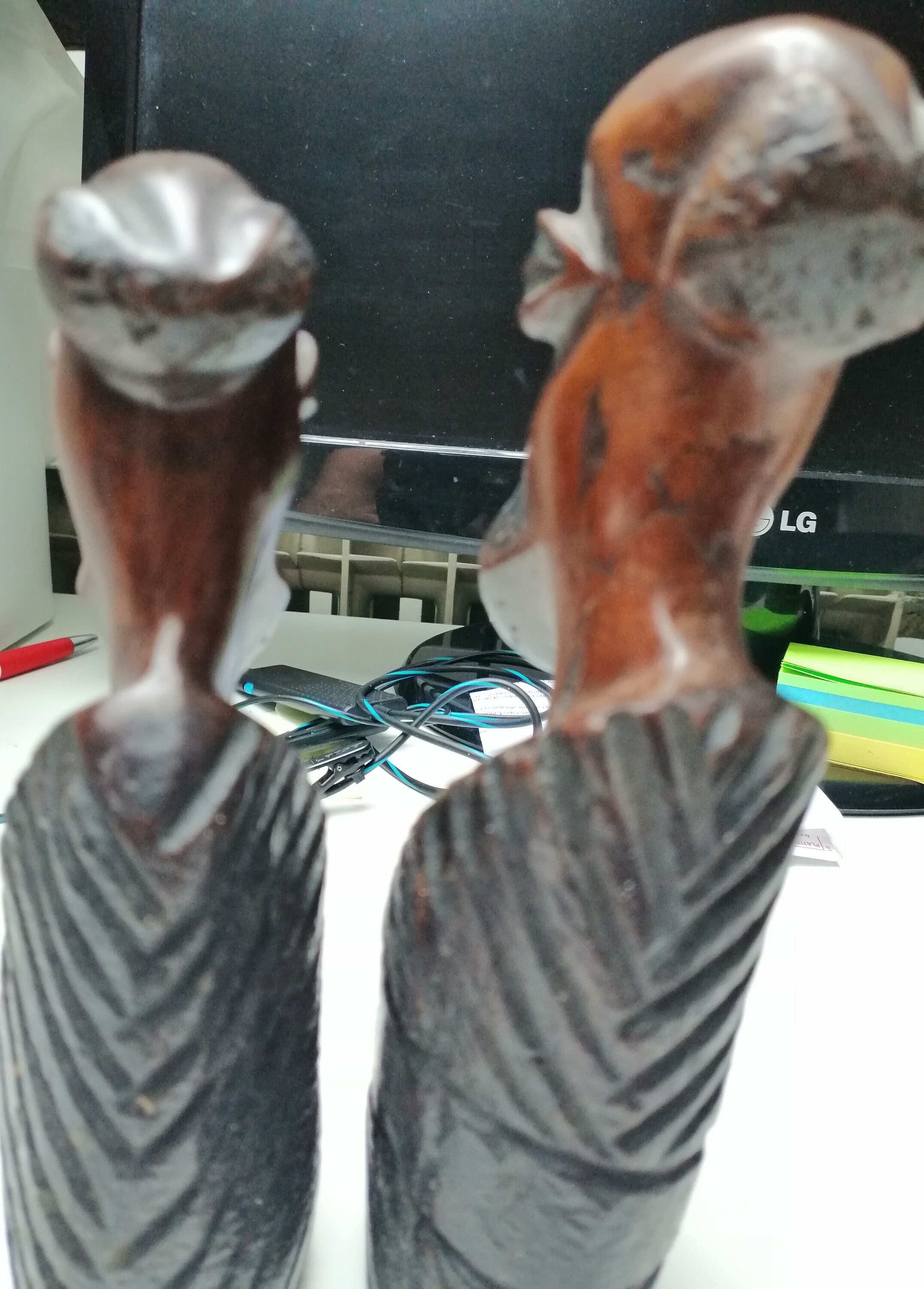 Vintage Africa Hand Carved Wood African Man Sculptures Figure of Head Wooden Statues - Etsy