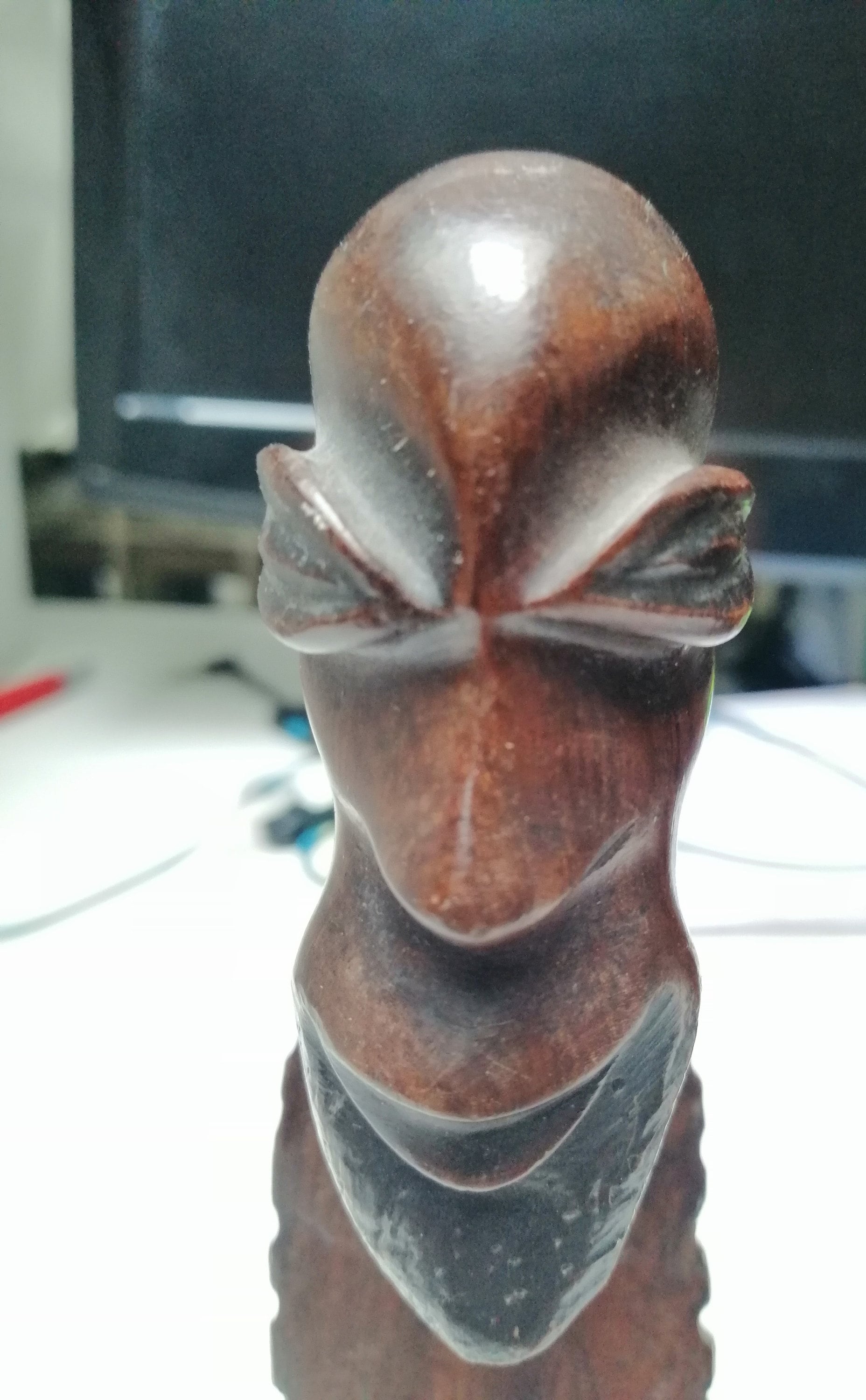 Vintage Africa Hand Carved Wood African Man Sculptures Figure of Head Wooden Statues - Etsy