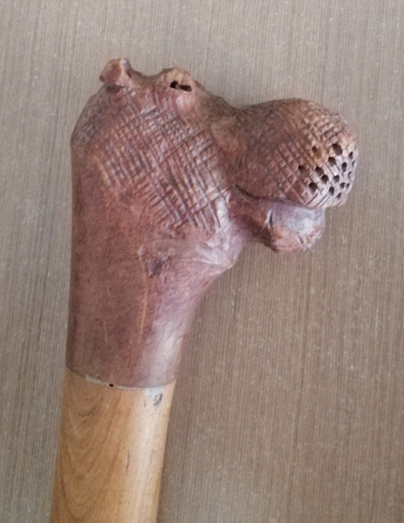Africa Hand Carved Cane Walking Stick Zimbabwe African Art Wood Wild ...