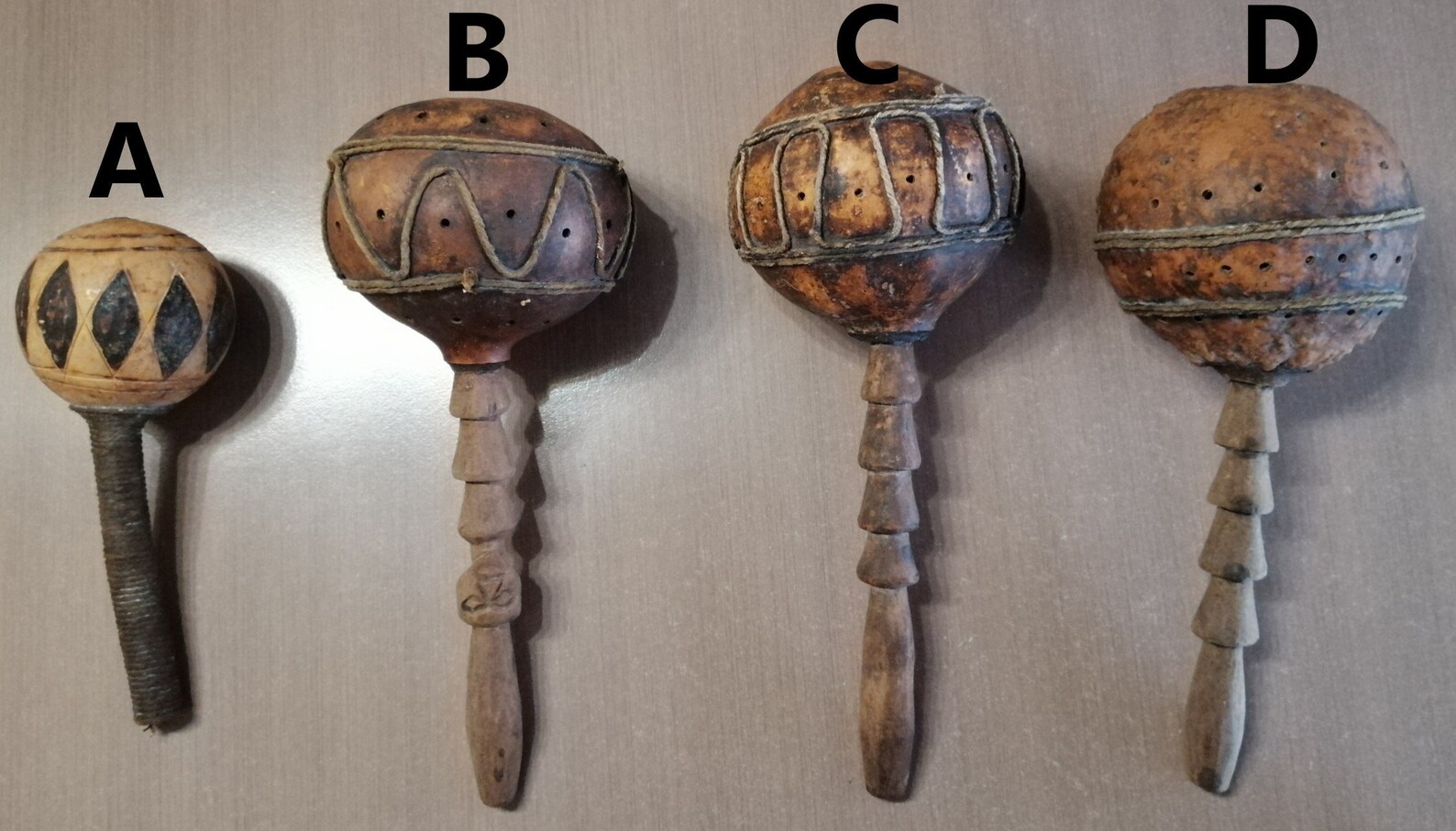African Gourd Rattle Maraca Shakers Hand Crafted - Etsy Canada