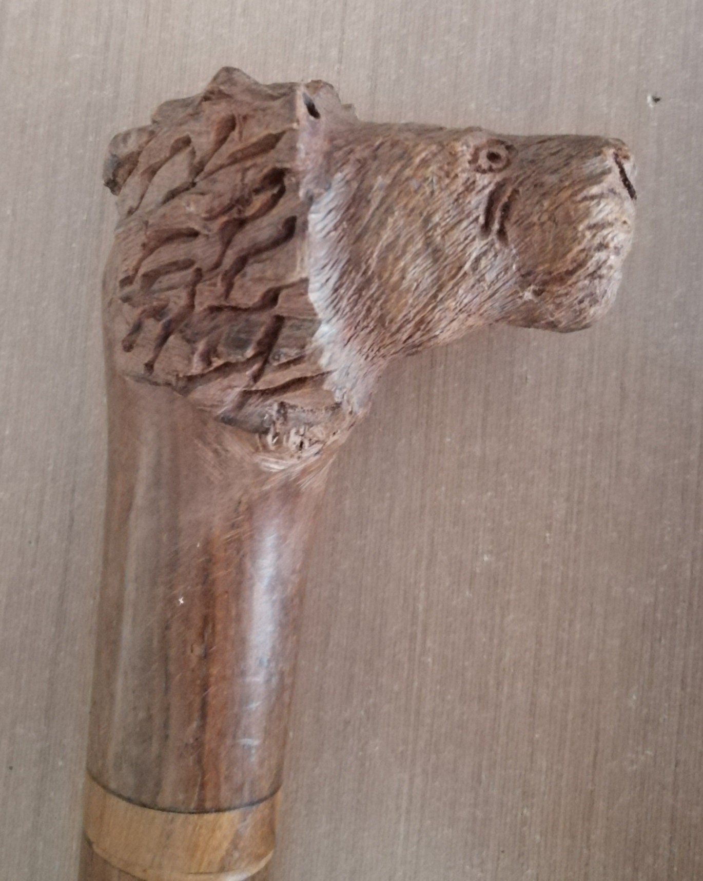 Africa Hand Carved Cane Walking Stick Zimbabwe African Art Wood Wild ...