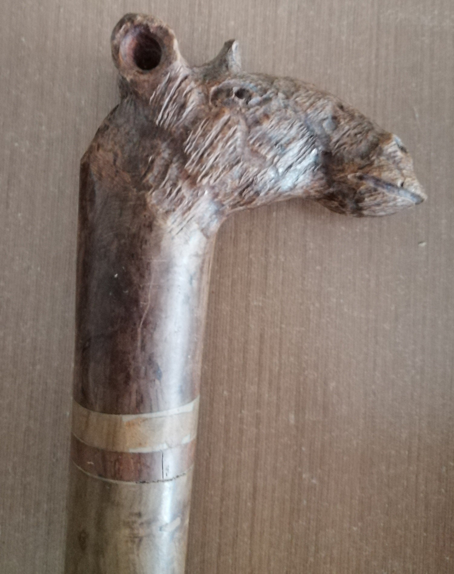 Africa Hand Carved Cane Walking Stick Zimbabwe African Art Wood Wild ...