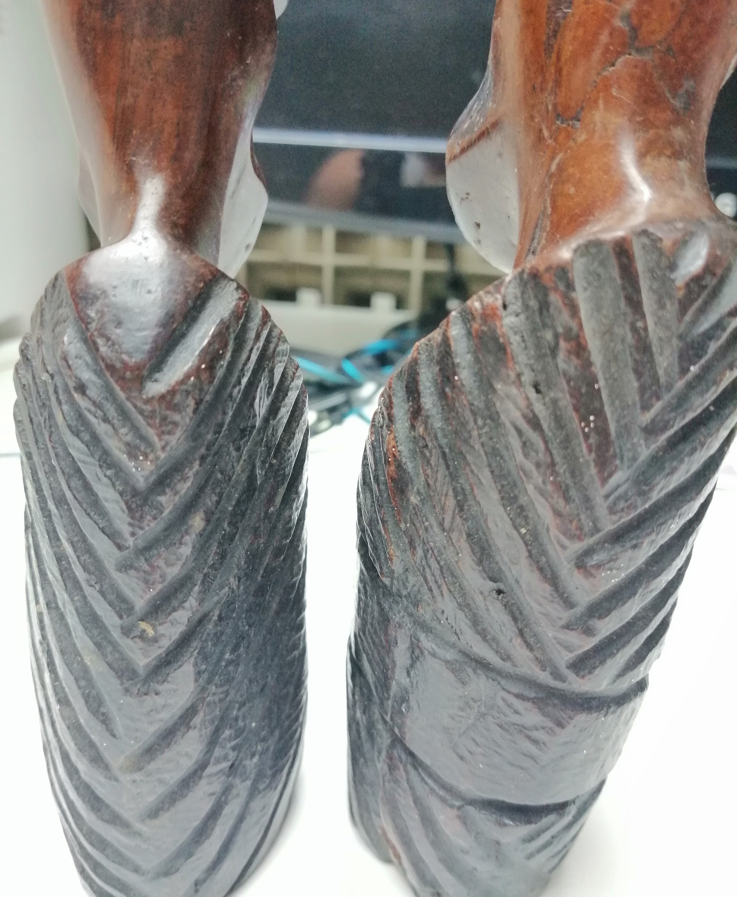 Vintage Africa Hand Carved Wood African Man Sculptures Figure of Head Wooden Statues - Etsy