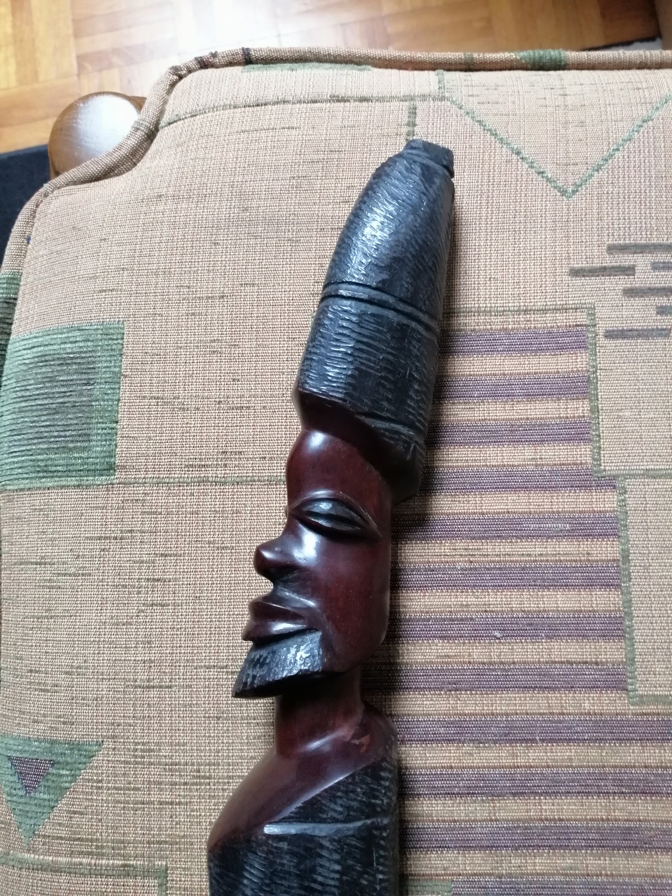 Africa Hand Carved Wood African Man Head Sculpture Wooden Statue - Etsy