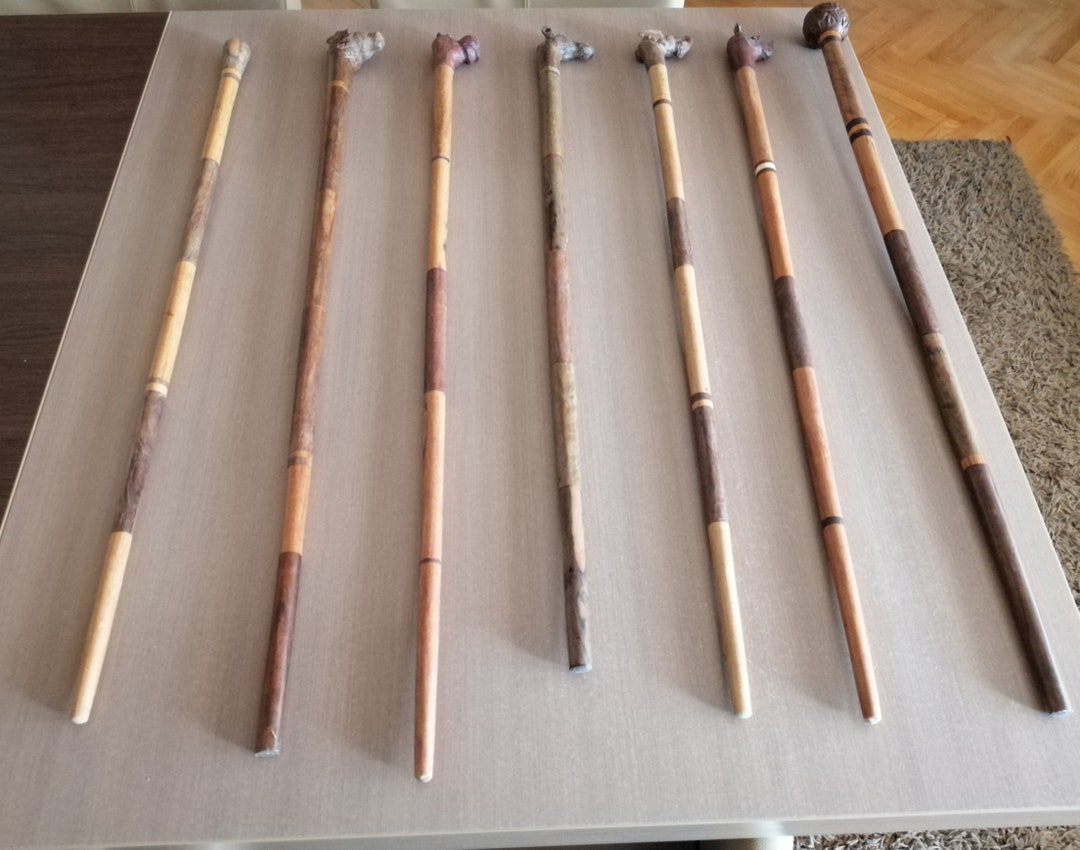 Africa Hand Carved Cane Walking Stick Zimbabwe African Art Wood Wild ...