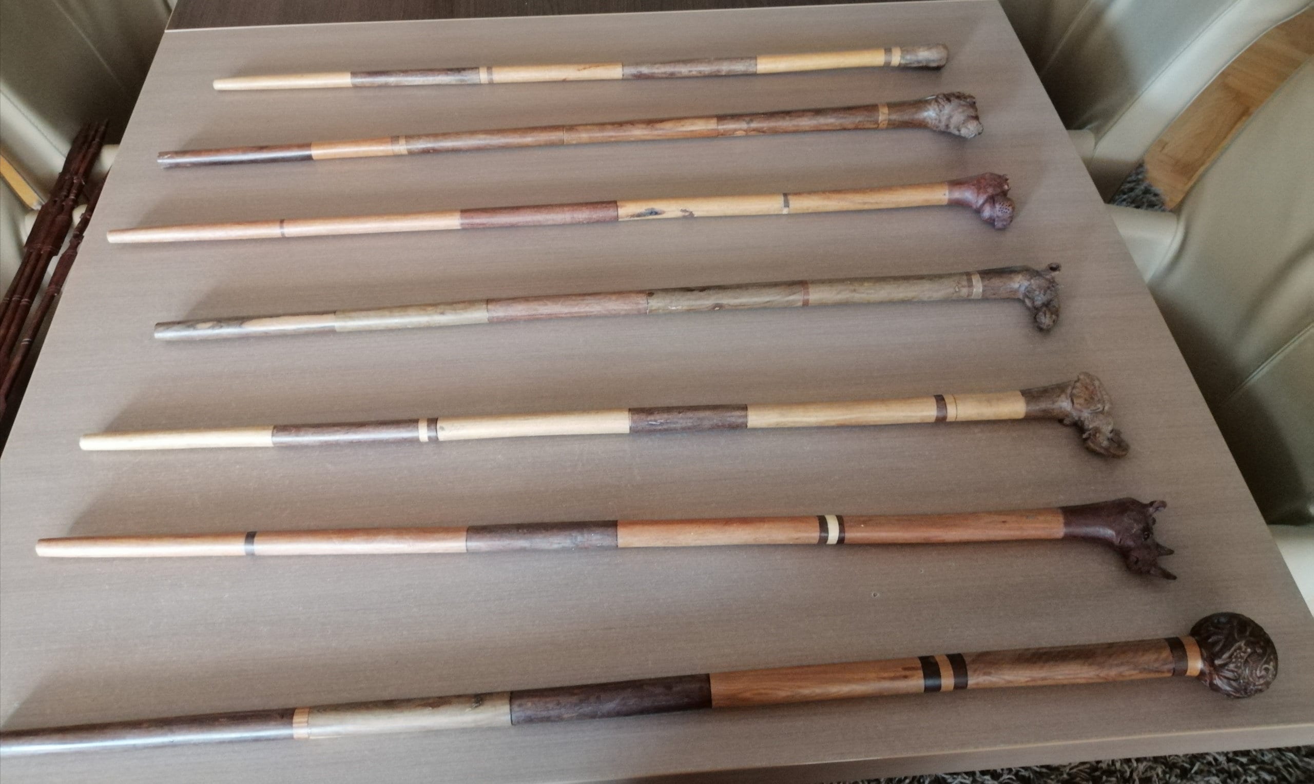 Africa Hand Carved Cane Walking Stick Zimbabwe African Art Wood Wild ...