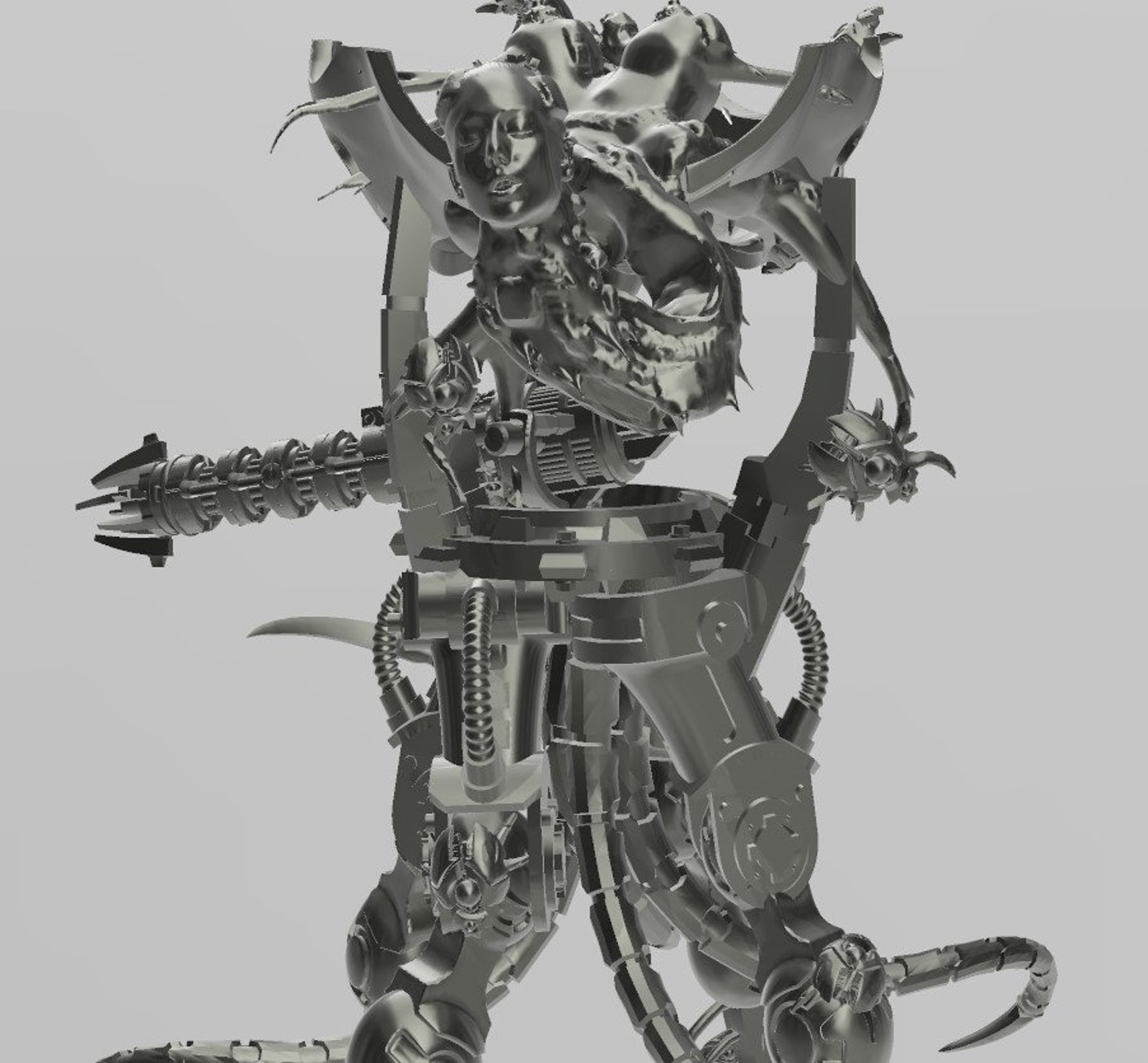 Doom Stalker With Doomsday Cannon Necron Poxy 40k Poxy - Etsy UK