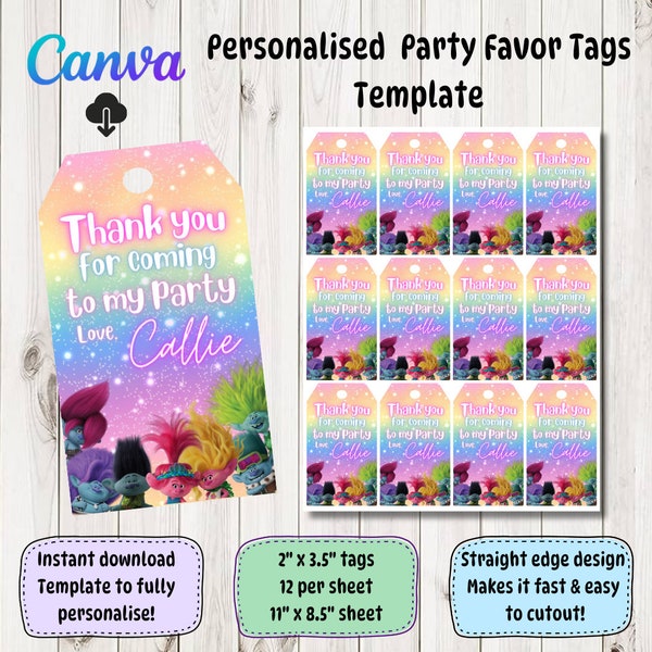 Trolls Party Favors - Etsy