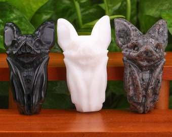 Bat Crystal Carving - Etsy