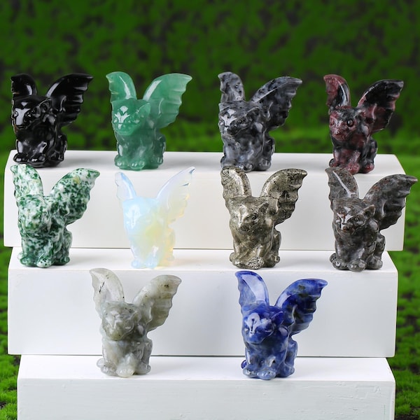 Stone Gargoyle Statue - Etsy