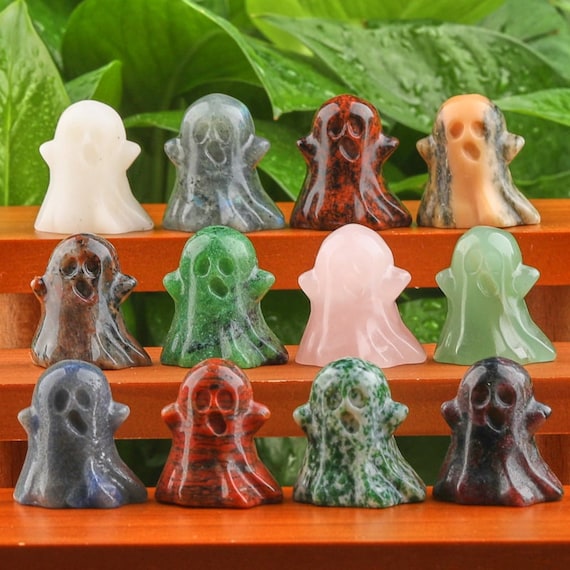 24 Stone 1.3 Crystal Ghost Carving Quartz Crystal - Etsy
