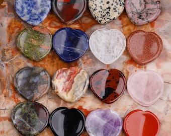 BLUE ONYX Worry Stone Natural Stone Hand Carved Gemstone Worry - Etsy