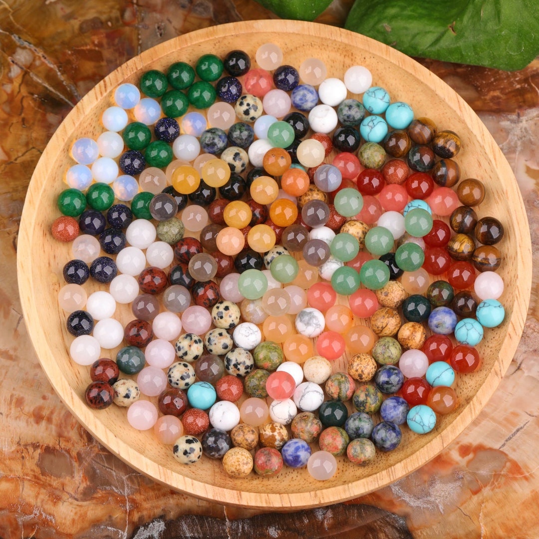 8mm Crystal Sphere Healing Crystal Ball - Etsy