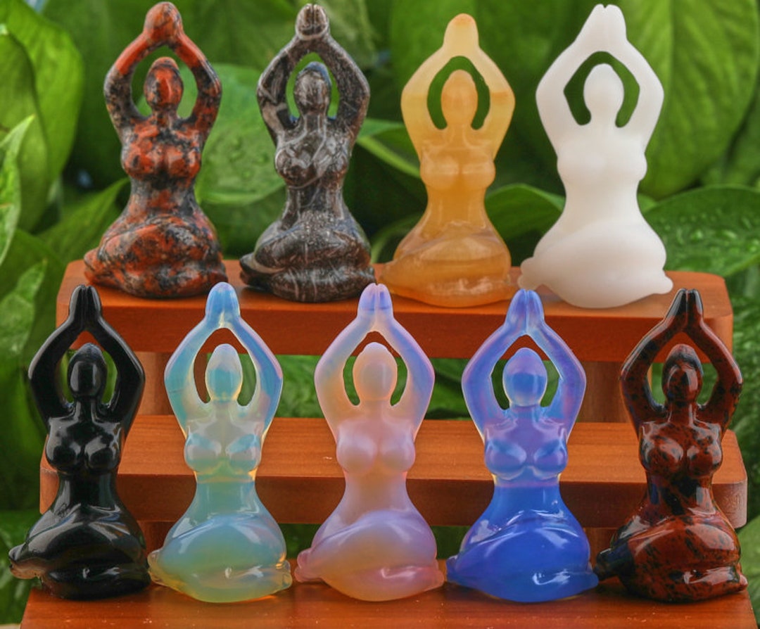 3" Crystal Yoga Goddess Body Crystal Female Torso - Etsy