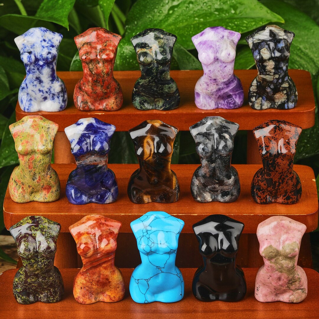 31 Stone, 2" Crystal Goddess Body Crystal Female Torso - Etsy