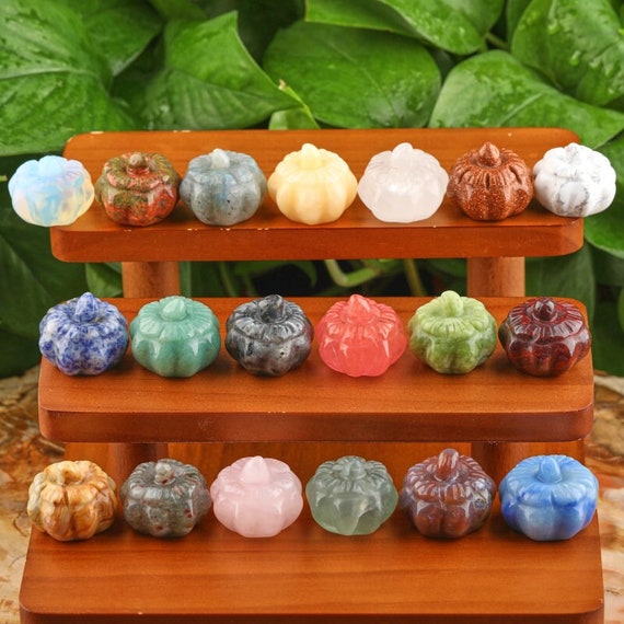 19 Stone 1.3 Crystal Pumpkin Carving Quartz Crystal - Etsy
