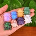 30mm Crystal Spiders Carved Crystal Animals Figurines Labradorite ...