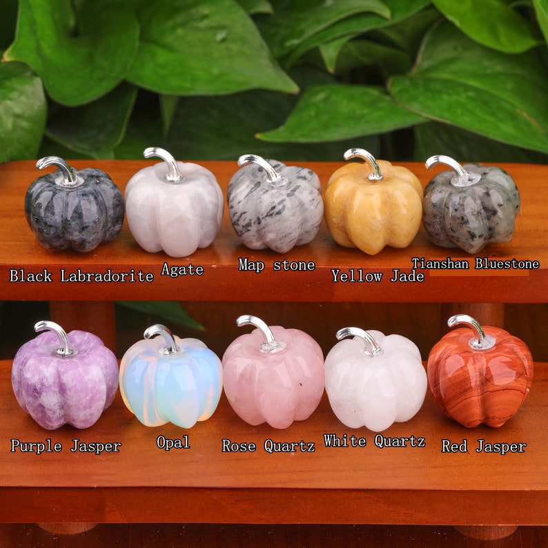 1.2 Crystal Pumpkin Carving Quartz Halloween - Etsy