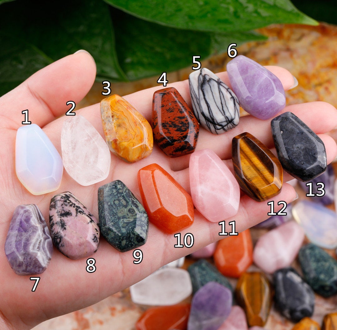 Healing Crystal Coffin, Gemstone Coffins, Coffin Cabochon Crystal ...