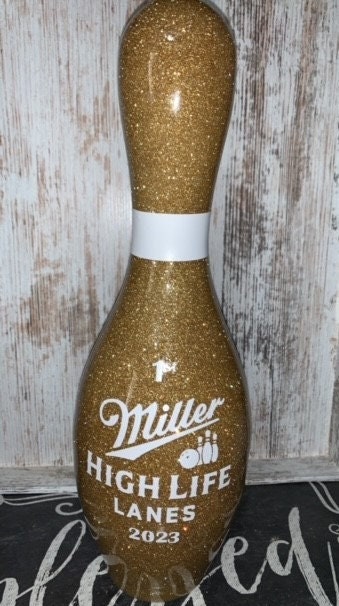 Custom Bowling Pin (glitter) - Etsy