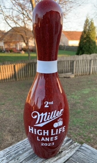 Custom Bowling Pin (glitter) - Etsy