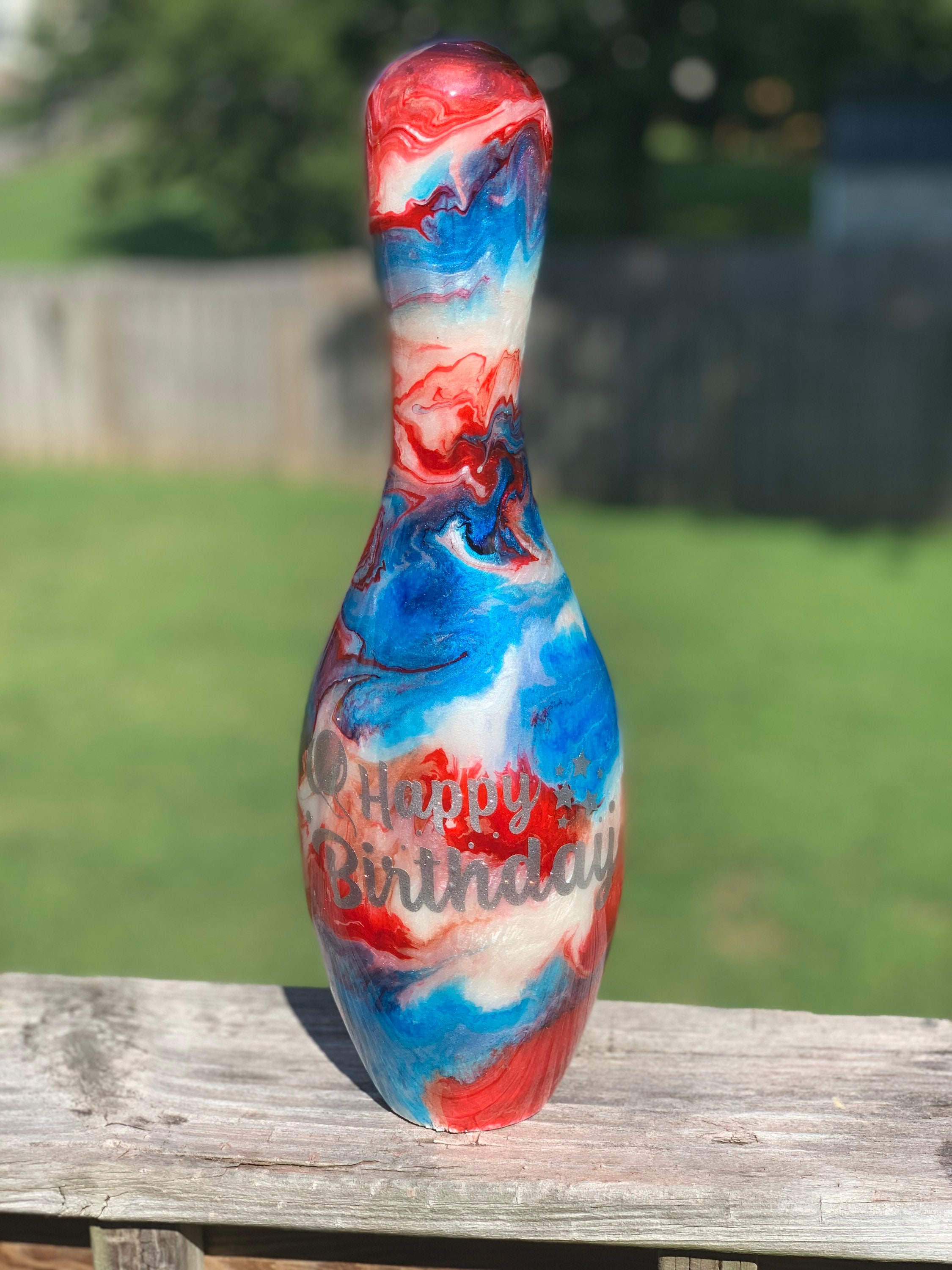 Custom Bowling Pin (ink/pigment) - Etsy