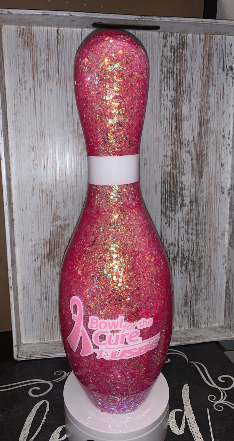 Custom Bowling Pin (glitter) - Etsy