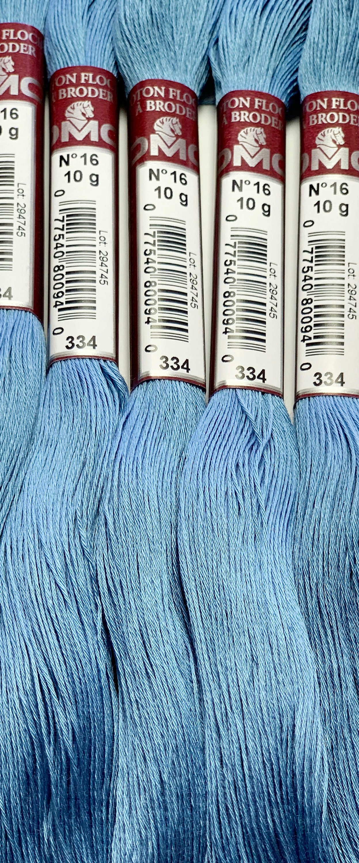 DMC-FLOCHE-COLOR 334 Medium Baby Blue - Etsy