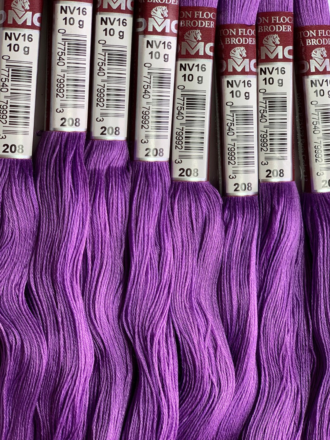 COLOR 208 Very Dark Lavender DMC-FLOCHE - Etsy