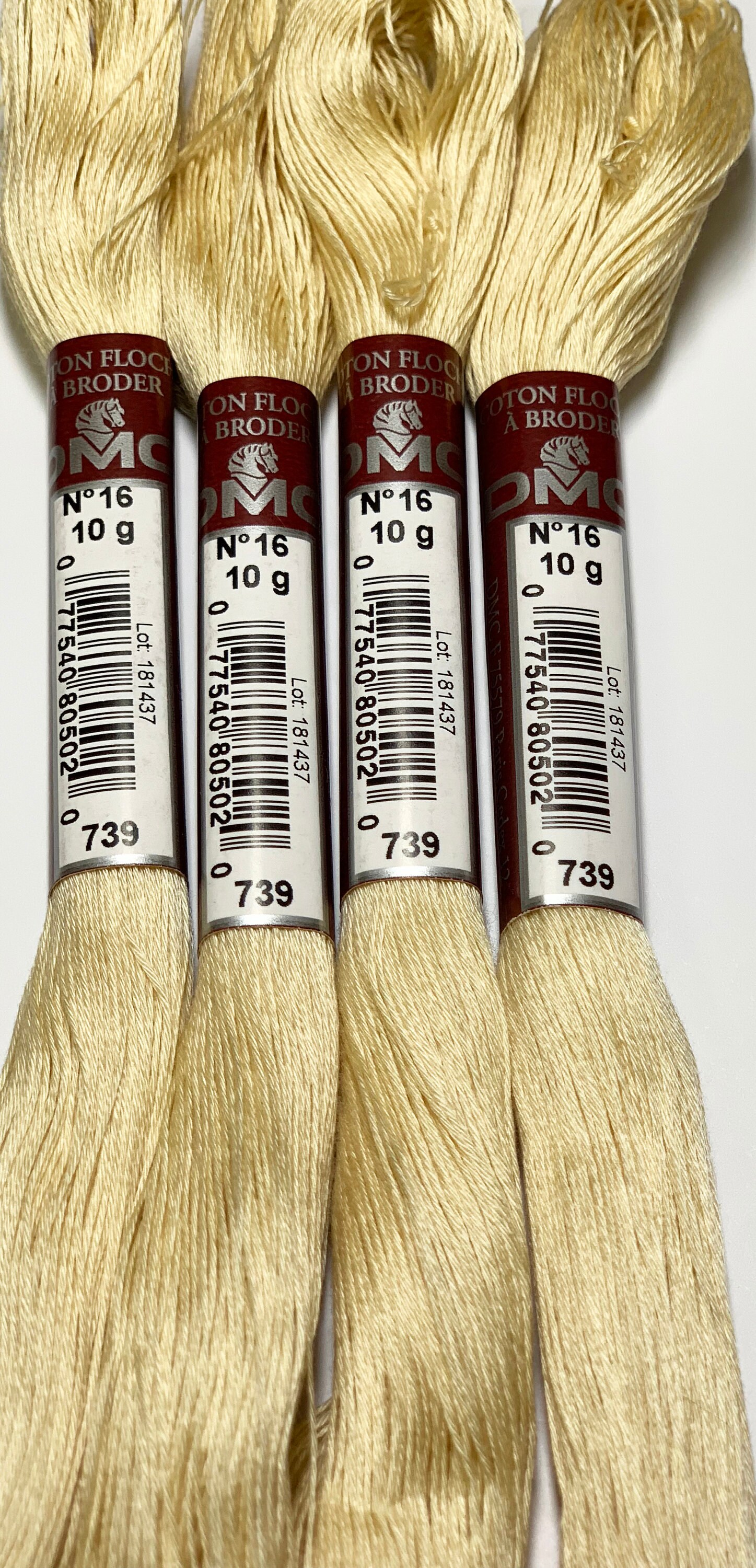 DMC-FLOCHE-COLOR 739 Tan Ultra Very Light - Etsy