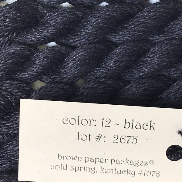 Black Silk Thread - Etsy