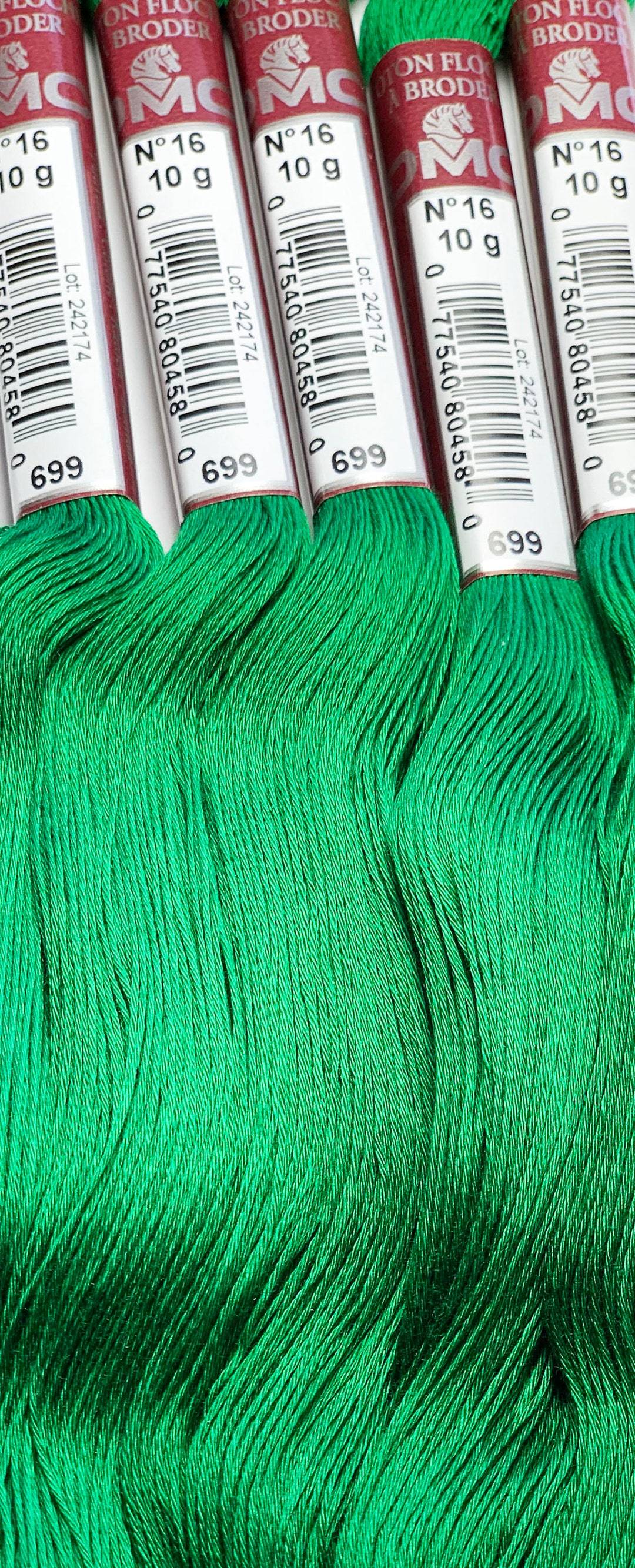 DMC-FLOCHE-COLOR 699 Green - Etsy